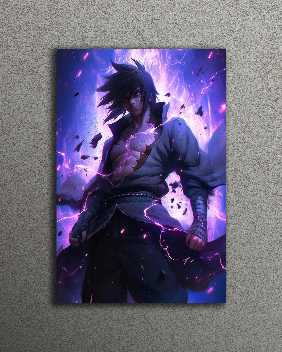 Uchiha Sasuke Lightning – Metalpix