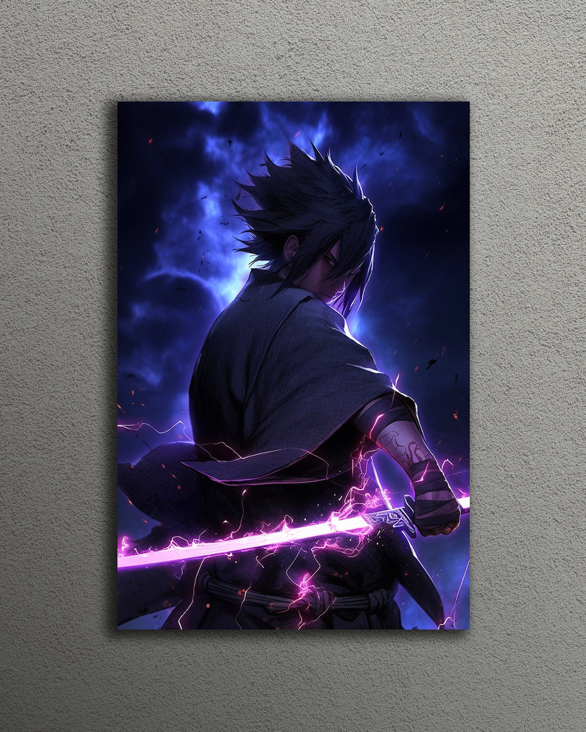 Uchiha Sasuke Lightning Sword – Metalpix